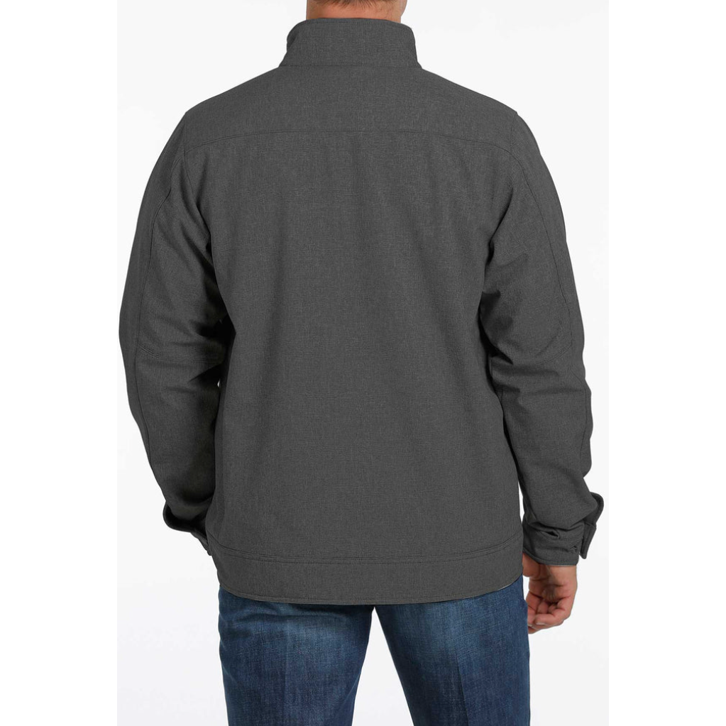 Cinch Mens Charcoal Conceal Carry Textured Bonded Jacket – El Charro ...
